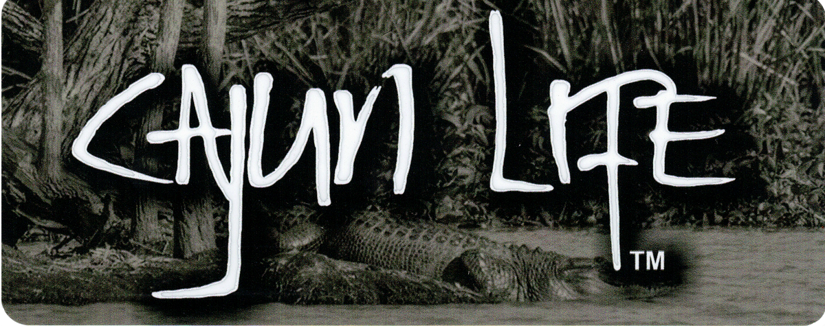 CAJUN LIFE Sticker (GRAY) – Jamie Bergeron Gear